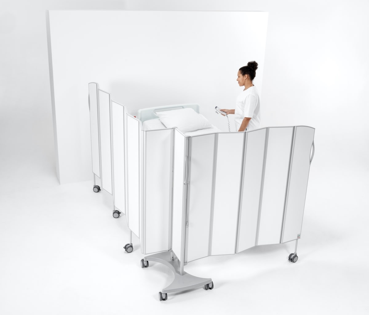 Mobile Double Folding Screen - Healthcare Snapshots